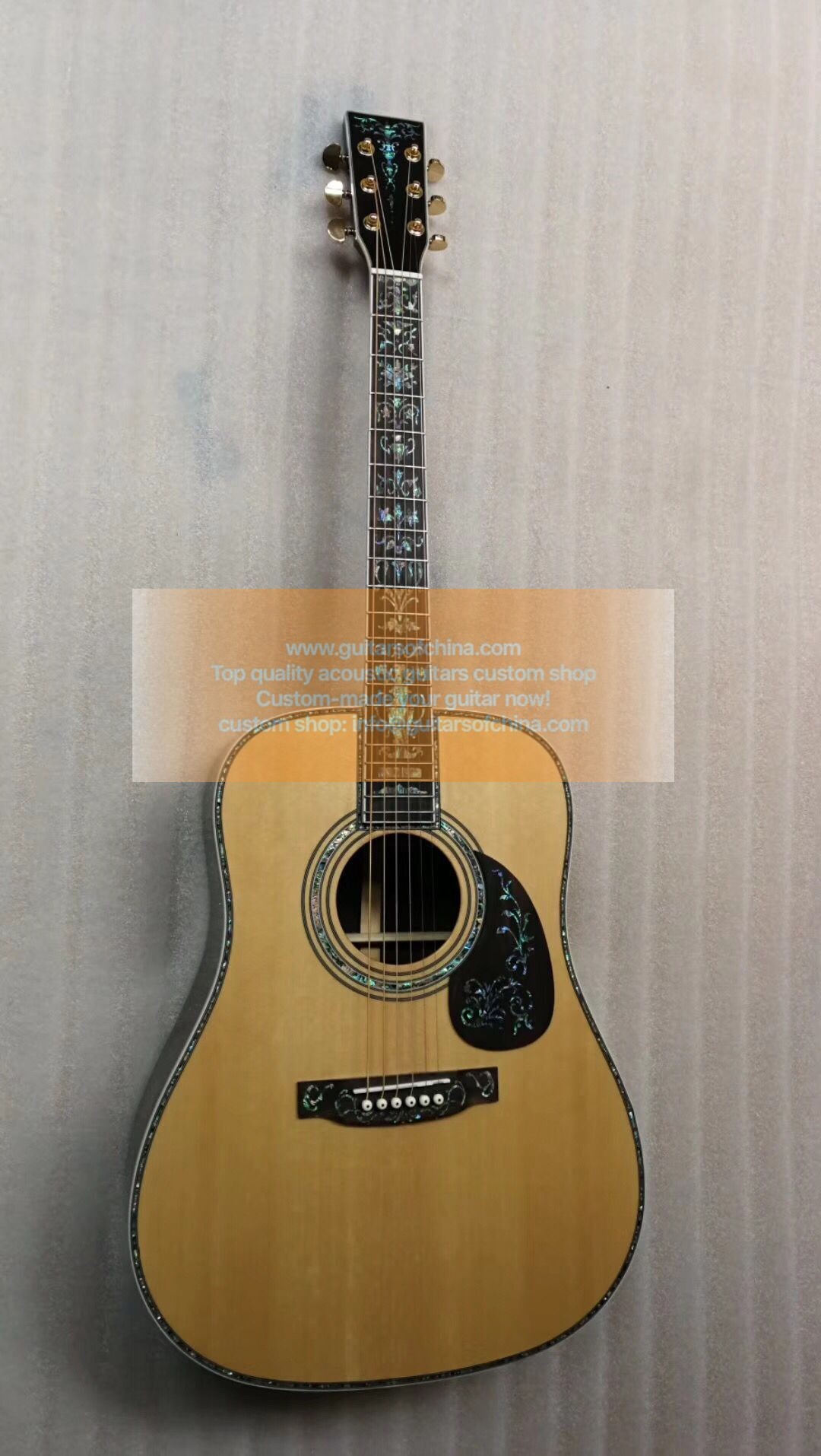 Buy Chinese Custom Martin D45 Deluxe Abalone Inlay Guitar - LOYAL ...